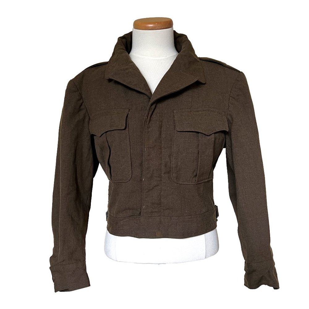 Vintage Ww2 Field Jacket Army 1940's Military Wool Ol… - Gem